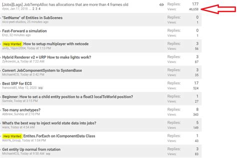 [jobs][lags] Jobtempalloc Has Allocations That Are More Than 4 Frames Old Page 9 Unity