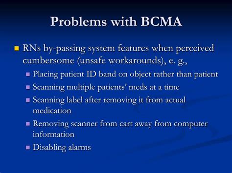 Ppt Barcoded Medication Administration Systems Bcma To Improve Patient Safety Powerpoint