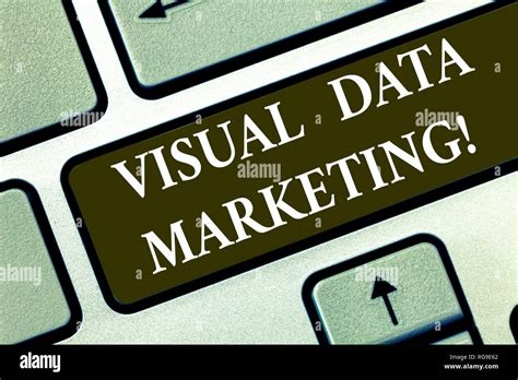 Conceptual Hand Writing Showing Visual Data Marketing Business Photo Text Use Images To Convey