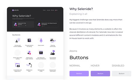 selenide framework for test automation by vika lishchuk on dribbble