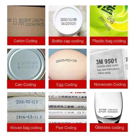 Handheld Inkjet Printer Small Coding Machine For Date Batch Code Expiry Marking Automatic Box