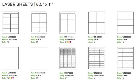 Laser Label Sheets Print Source Graphics