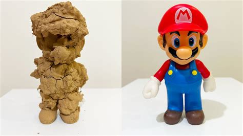 I Cleaned Mario Covered In Mud Youtube