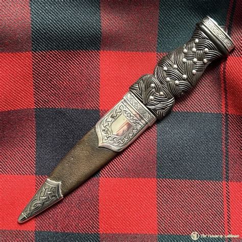 1918 Henry Tatton Sterling Silver Sgian Dubh Antique