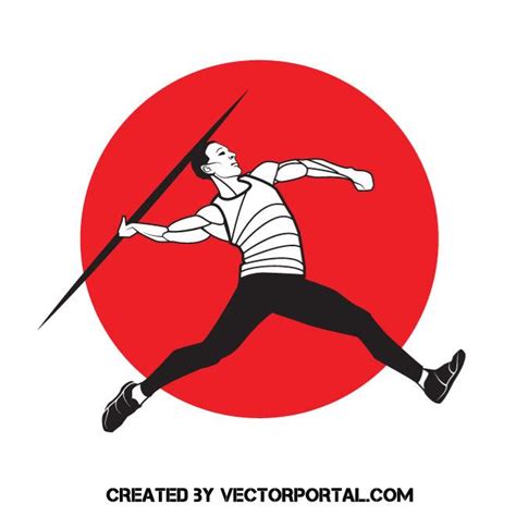 Javelin Thrower Royalty Free Stock Svg Vector And Clip Art