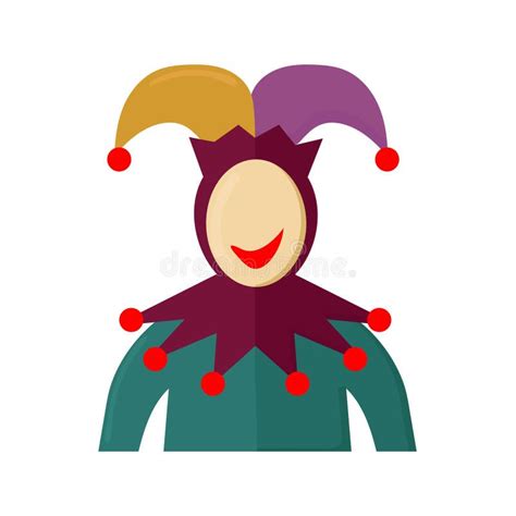 Jocker Icon Clipart Logotype Isolated Vector Illustration Stock Vector