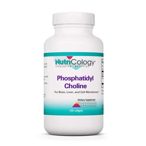 Nutricology Phosphatidyl Choline Supplement Lecithin Capsules Digestive Enzymes For Liver