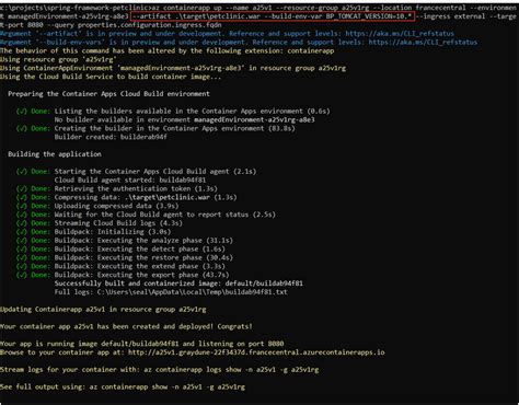 Tomcat Support In Azure Container Apps
