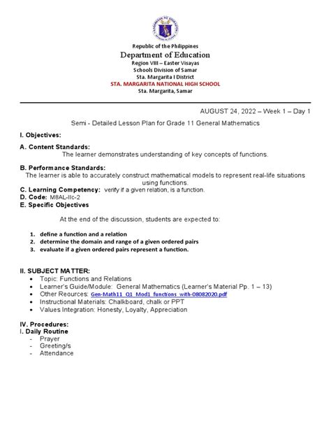 Ordered Pairs 1 Pdf Function Mathematics Learning