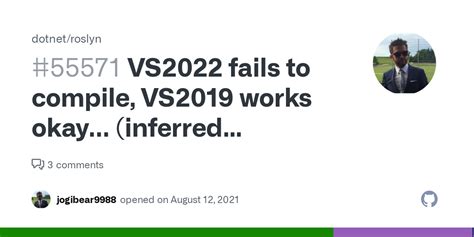 Vs2022 Fails To Compile Vs2019 Works Okay Inferred Delegate Type