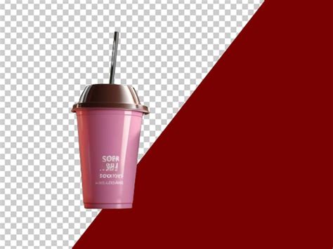 Premium Psd Bubble Tea Plastic Cup