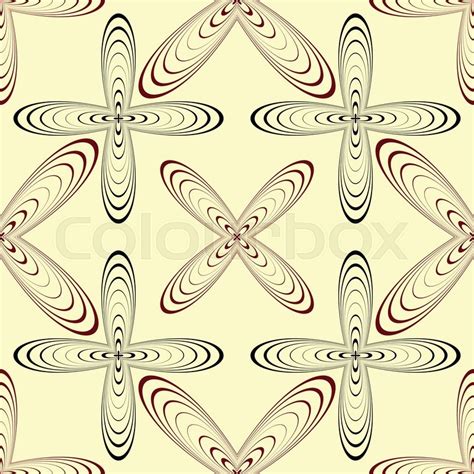 Curved Abstract Texture Seamless Stock Vector Colourbox