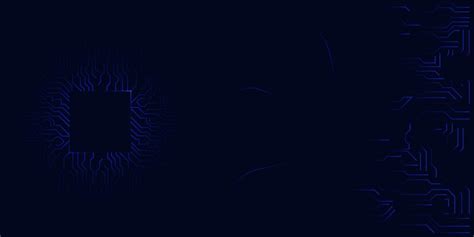 Premium Vector Computer Processor Chip Technology Background Design Blue Futuristic