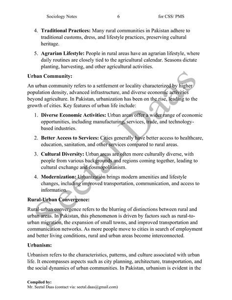 Sociology Notes For Csspdf