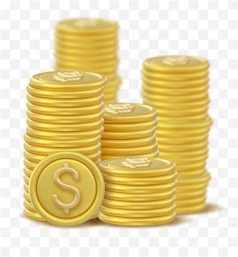 Premium Vector 3d Token Coin Icons Stack
