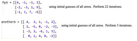 D Write A Function Defined As Def Gauss Elim Aaug Chegg