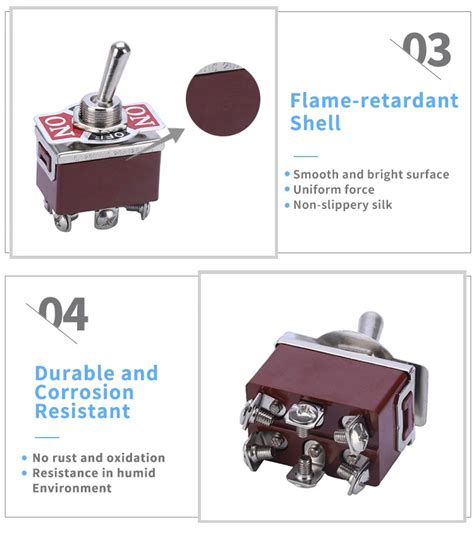 15a250vac Auto Reset Toggle Switch Toggle Switch With Lamp Ip67 Toggle