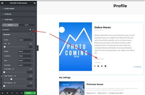 how to modify profile cards design in directory portal wp directory kit