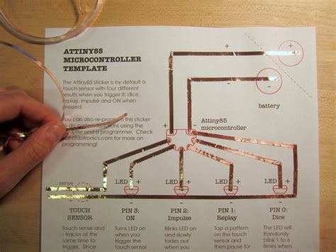 Microcontroller Sticker Intro Tutorial Chibitronics