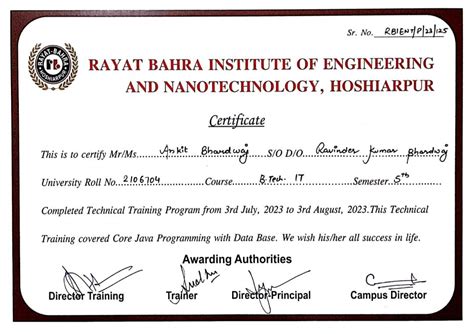 ankit bhardwaj on linkedin i have successfully completed my training
