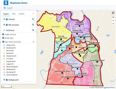 Map Of Mi School Districts Find My Cluster Gcps Cluster Boundaries