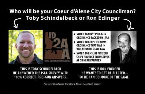 Gun Activists Back Toby Bash Ron The Spokesman Review