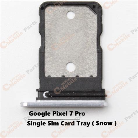 Google Pixel Pro Single Sim Card Tray Holder Single Snow