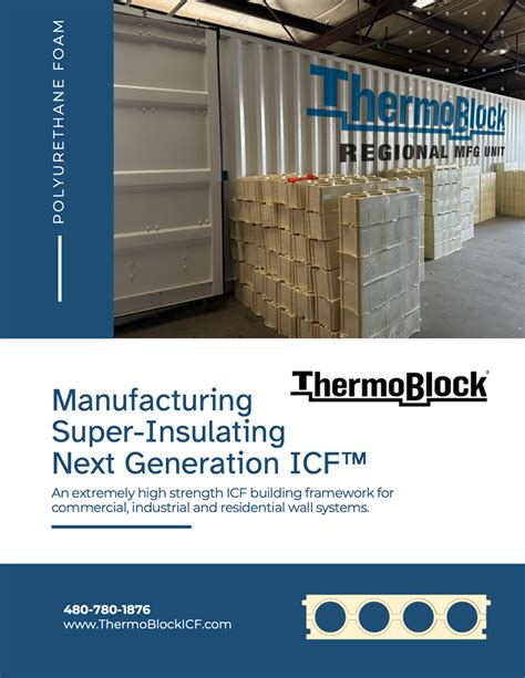 Ebook Thermoblock® Licensed Manufacturing Partners Thermoblock®icf Insulated Concrete Forms