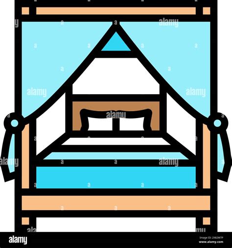 Lounge Chair Outdoor Furniture Color Icon Vector Illustration Stock Vector Image And Art Alamy