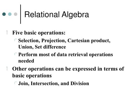 Ppt Relational Algebra And Calculus A Comprehensive Guide Powerpoint Presentation Id 9348145