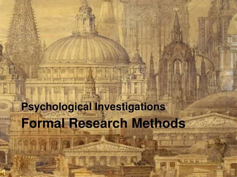 Ppt Formal Research Methods Powerpoint Presentation Free Download