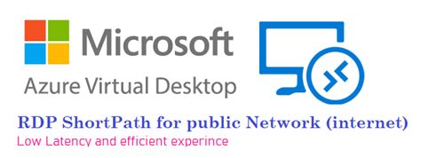 azure virtual desktop rdp shortpath for public networks