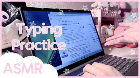 Asmr Typing Practice ~ Typing And Soft Whispering Youtube
