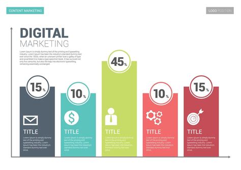 Plantilla Lateral De Infografía De Marketing Digital Tamaño De Escala