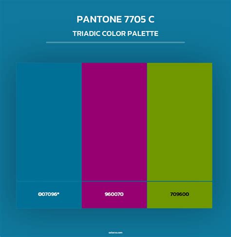 Pantone 7705 C Color Palettes