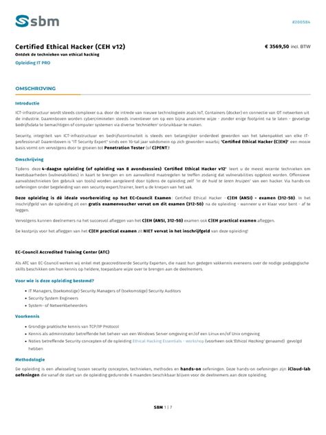 Certified Ethical Hacker Ceh V12 Pdf