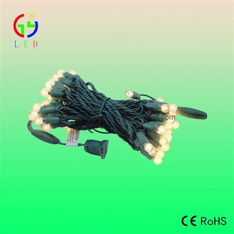 Led G12 Mini Light Strands 25ft 50 Lights Led 5mm Wide Angles Light