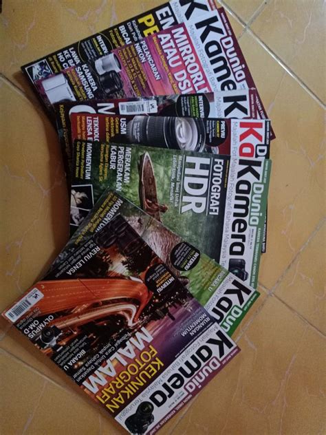 Majalah Fotografi Dunia Kamera Hobbies And Toys Books And Magazines