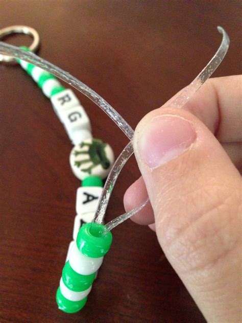bead keychain 7 steps instructables