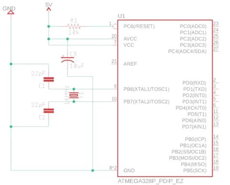 Atmega328p Standalone Building An Independent Avr Board