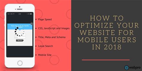 How To Optimize Your Website For Smartphones In 2018