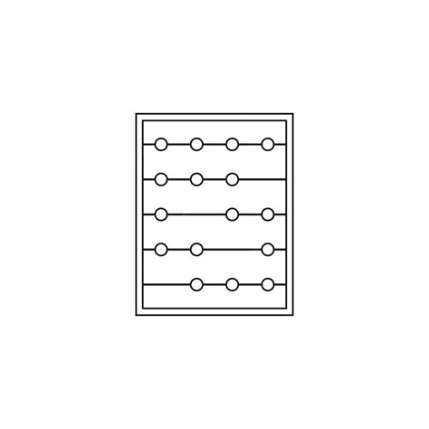 Premium Vector Abacus Icon Vector Background