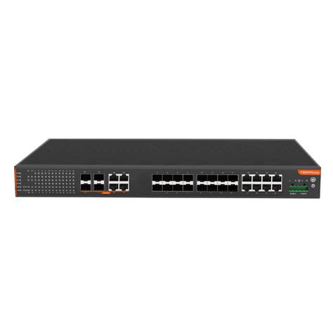 24 Port Managed Industrial Ethernet Switch Fiberroad