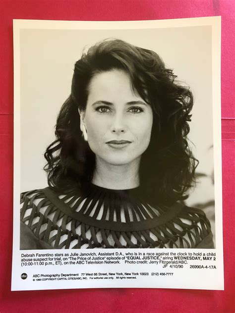 Debrah Farentino 1990 Original Vintage Press Headshot Photo Ebay