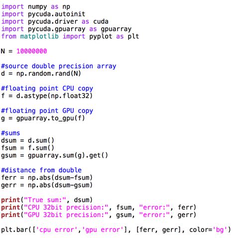 a quick note on gpu accuracy and double precision by expero medium