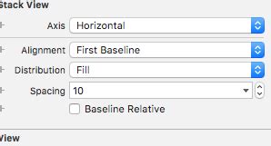 Ios How Do I Align The Bottoms Of Two Labels In A Horizontal