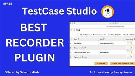 How To Use TestCaseStudio Auto Generate Manual Test Case Screenshots Best Recorder Plugin