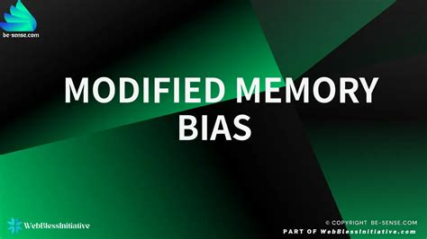 unlocking the power of modified memory bias be sense