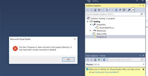 C Opening Visual Studio Project After Downloading From Github