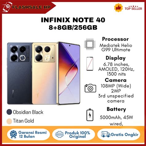 Jual Infinix Note G Ram Gb Gb Bergaransi Resmi Infinix Indonesia Shopee Indonesia